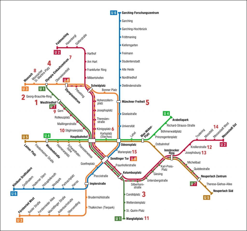 Metro de Múnich: reflejo subterráneo de la ciudad - Muniqueando